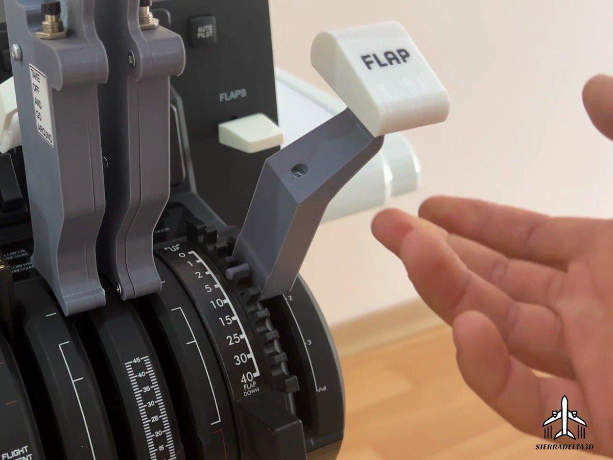 Boeing 737 Flap Lever Set for Honeycomb Bravo Throttle Quadrant, Flap – sierradelta3d
