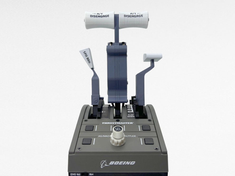 Boeing 737 Combined Gray Throttle Levers Addons for Thrustmaster TCA Q ...