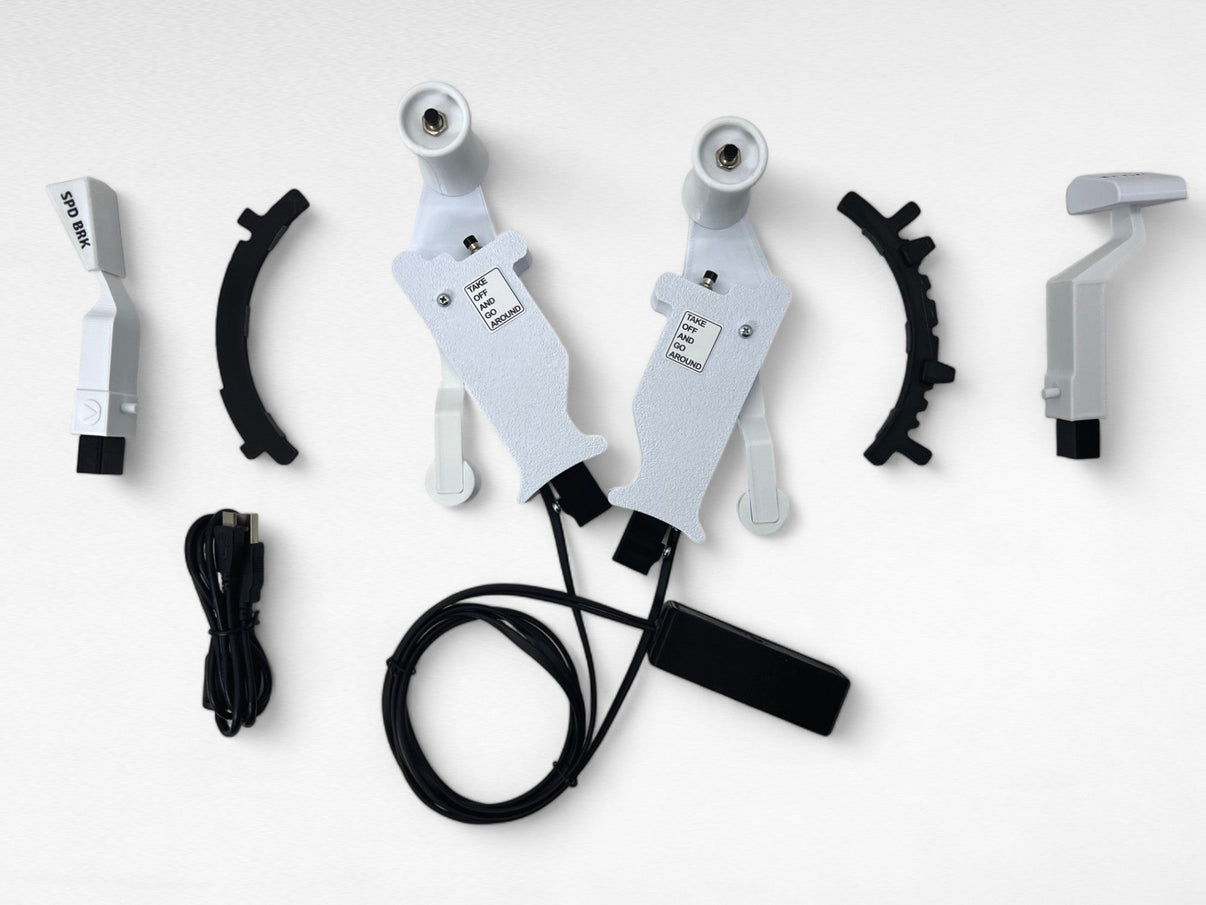 Boeing 737 Throttle Lever Addons for Thrustmaster TCA Quadrant Boeing ...