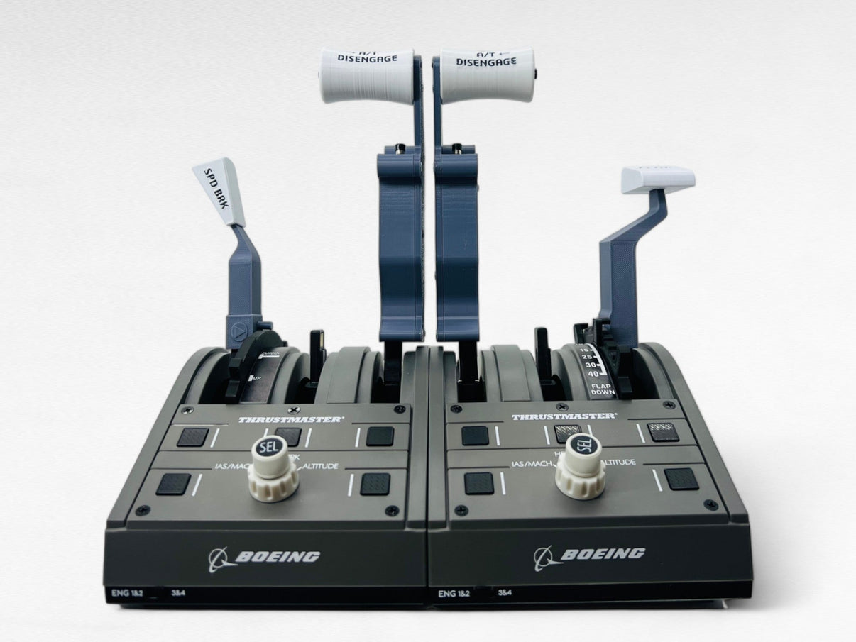 Boeing 737 Throttle Levers for Thrustmaster TCA Quadrant Boeing Editio ...