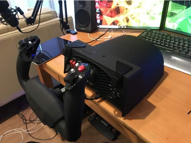 Ipad Stand for Honeycomb Yoke and Bravo, Flight Simulator – sierradelta3d