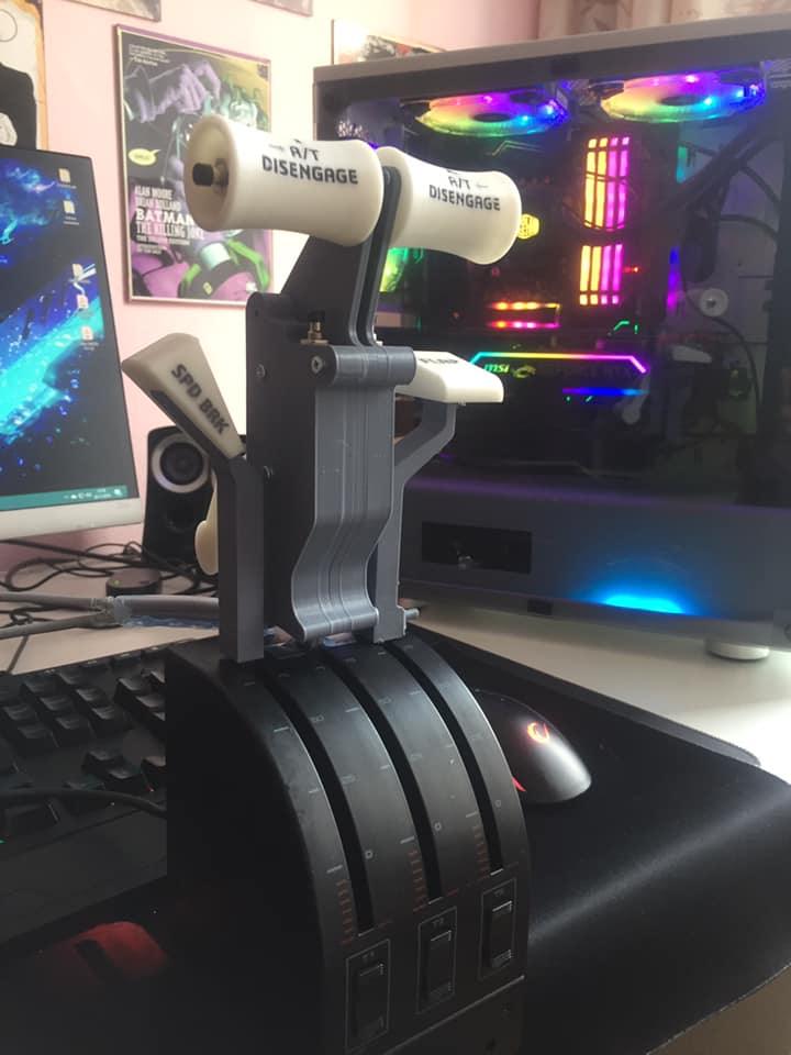 Thrust Levers Upgrade Kit for Saitek TQ - Full Electronic - Sierradelt ...